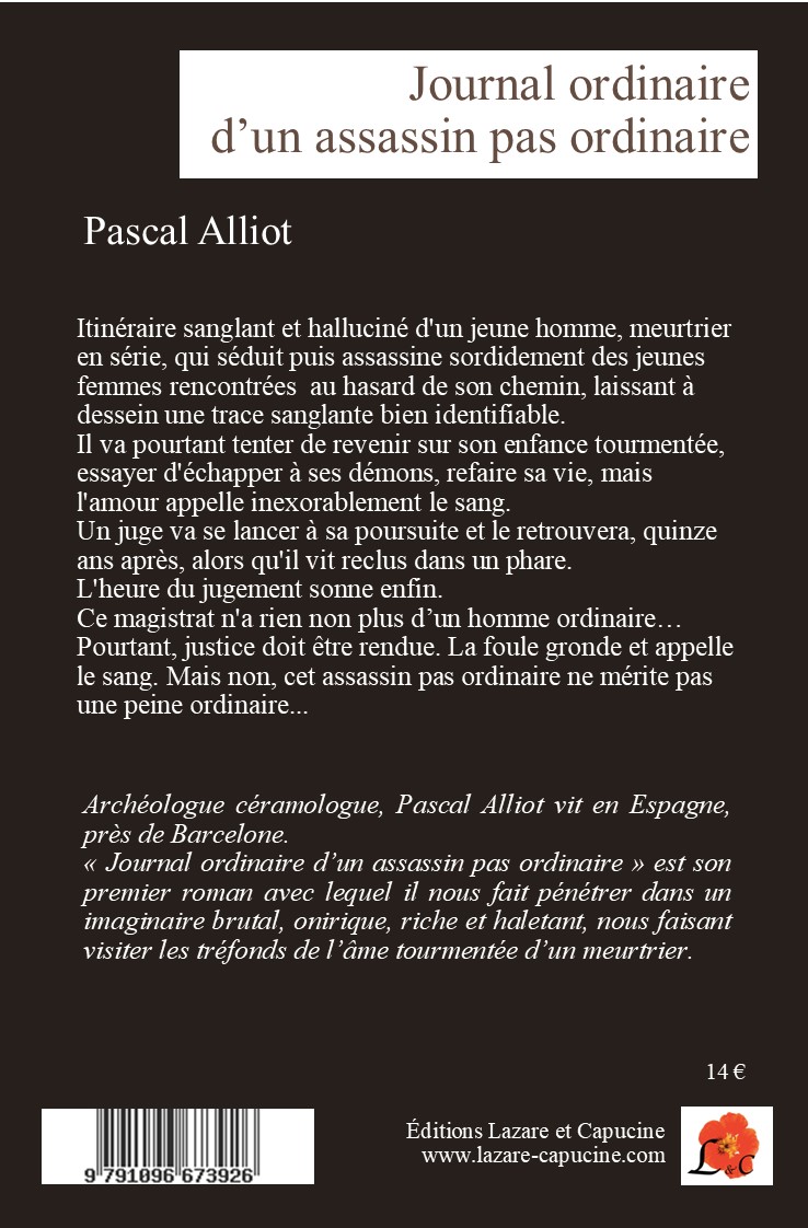 Journal ordinaire d’un assassin pas ordinaire – Lazare Capucine